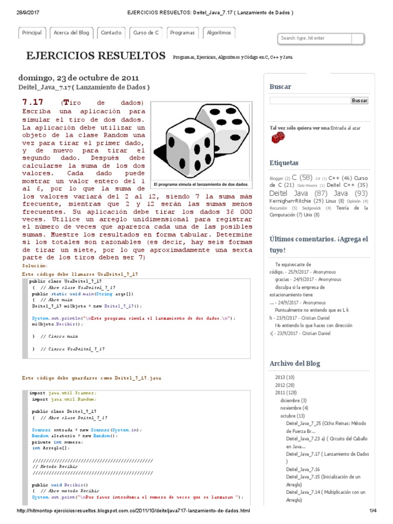 Ejercicios Resueltos Deitel Java 7 | PDF | Java (lenguaje de ...