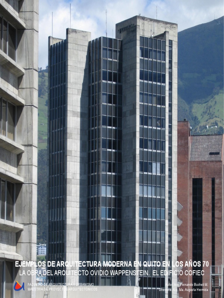 Edificio COFIEC: Arquitectura en Quito 70s | PDF | Aluminio | Realidad