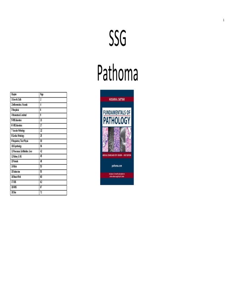 Pathoma Chapter Summary | PDF | T Helper Cell | Inflammation