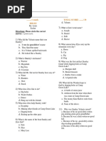 Final Test for "Holes" Novel | PDF
