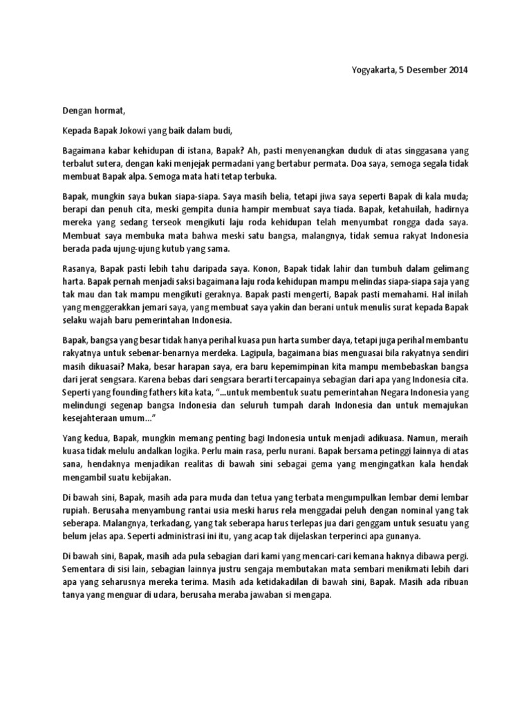 Contoh Surat Untuk Lomba Pdf