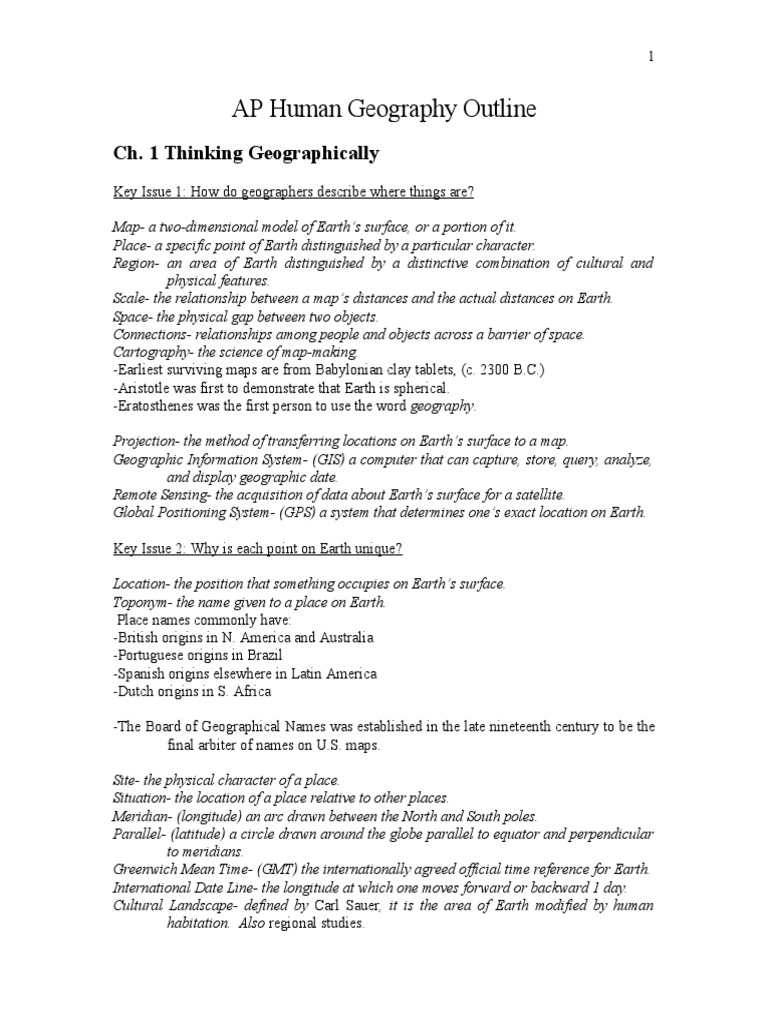 Aphg Full Notes | PDF | Geography | Shrine