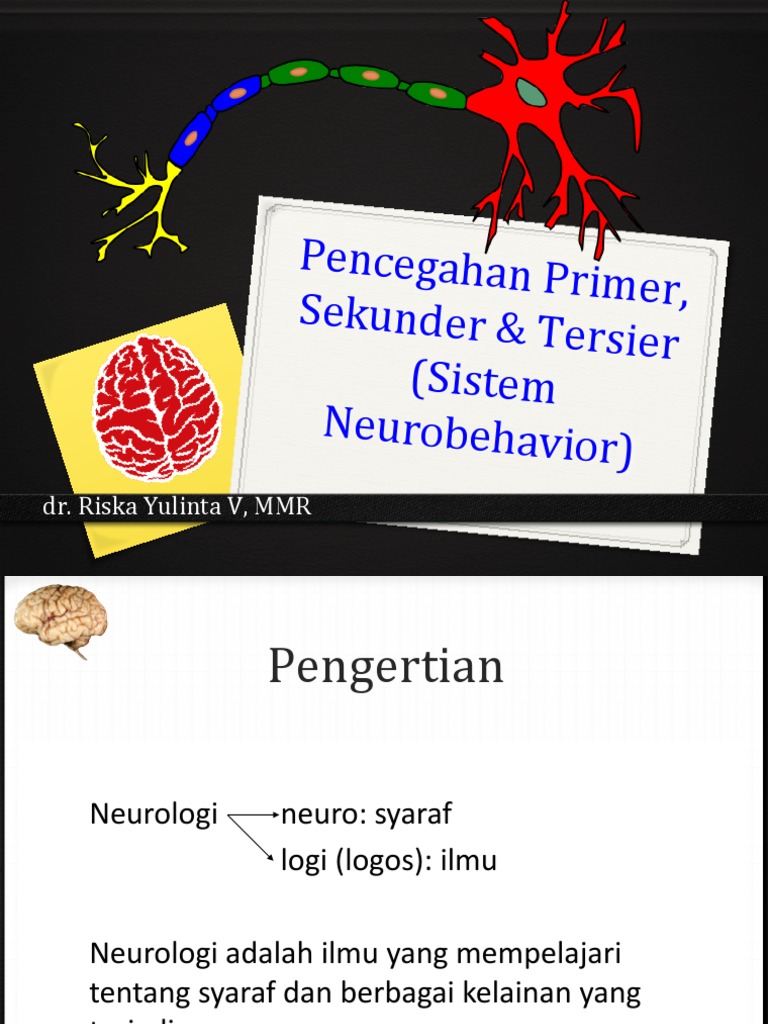 Pencegahan Primer Sekunder Tersier Neurobehavior | PDF