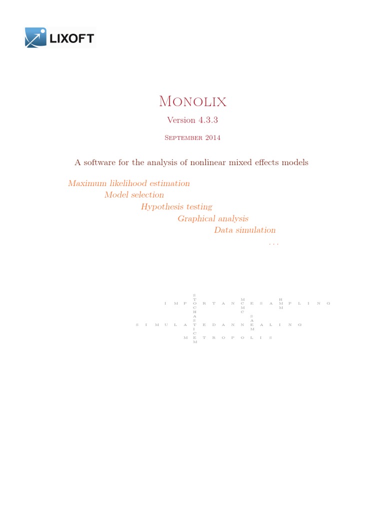 Monolix-4 3 3-UsersGuide | PDF | Installation (Computer Programs ...