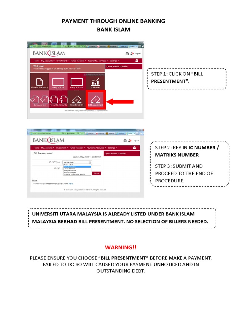 Online Payment Guide for UUM Students | PDF | Law | Computers