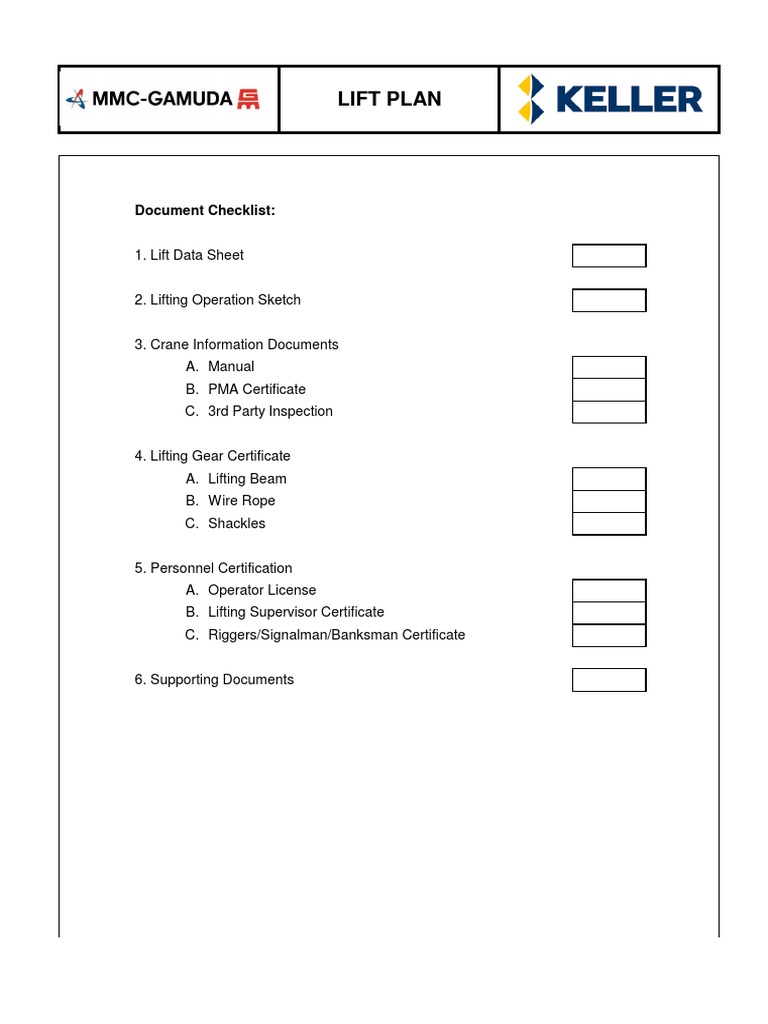 1a. Lifting Data Sheet (Cage 24m) | PDF | Crane (Machine) | Elevator