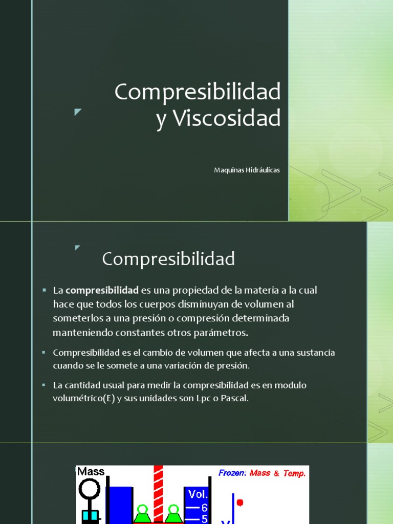 Compresibilidad y Elasticidad | PDF