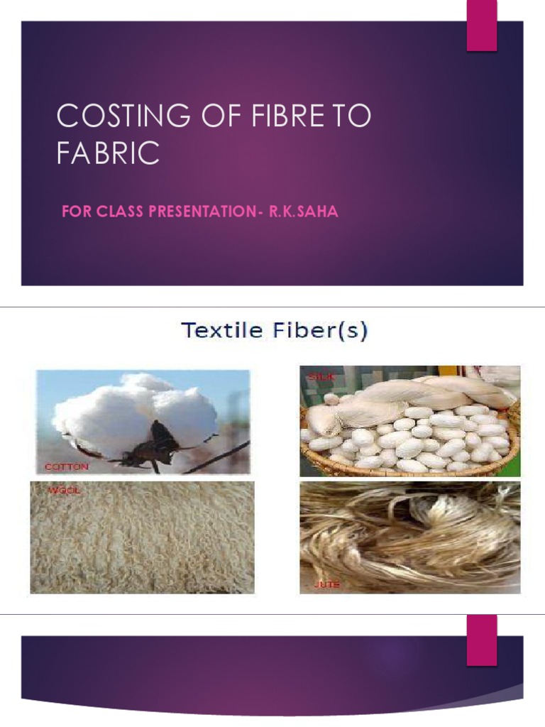 Fabric Costing and Types Overview | PDF | Yarn | Loom
