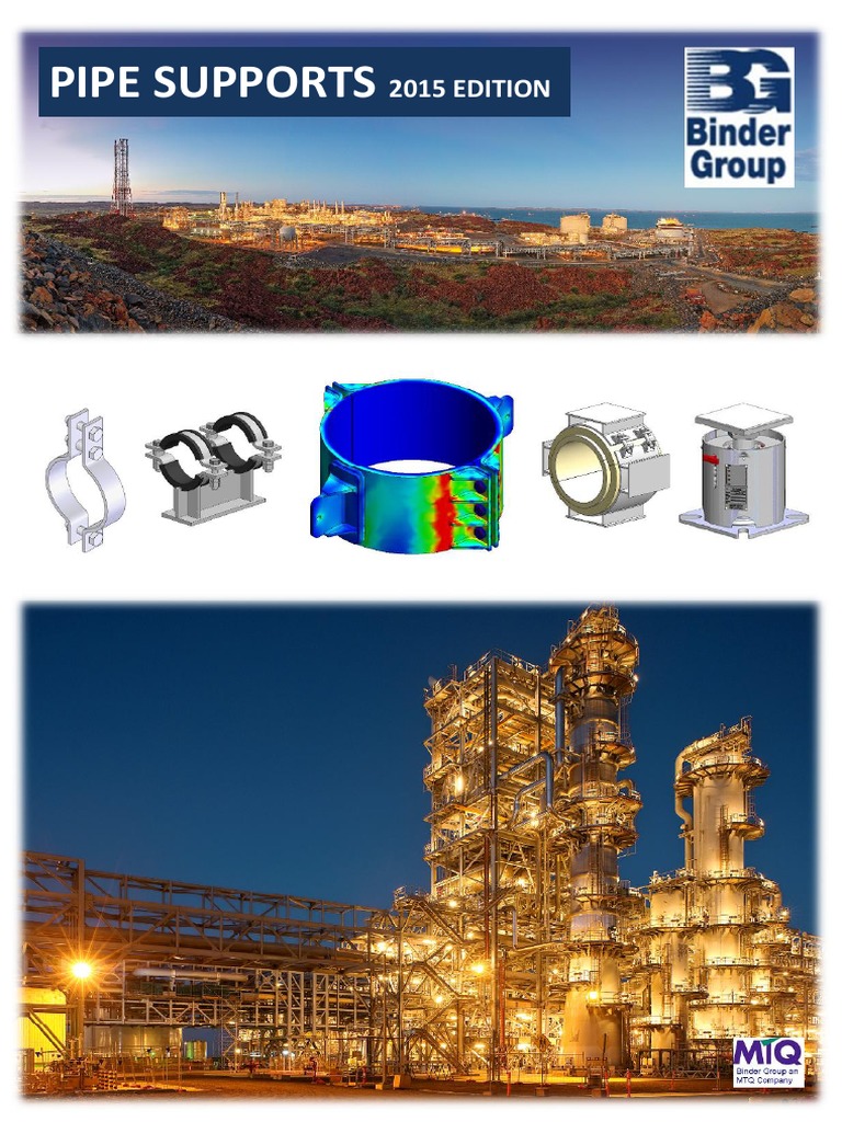 Binder Group Pipe Supports Catalog 2015 | PDF | Pipe (Fluid Conveyance ...
