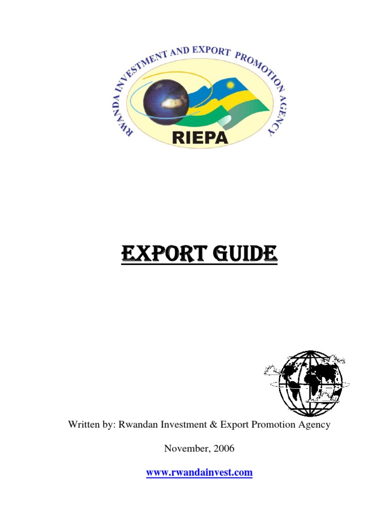 Export Guide | Download Free PDF | Trade | Services (Economics)