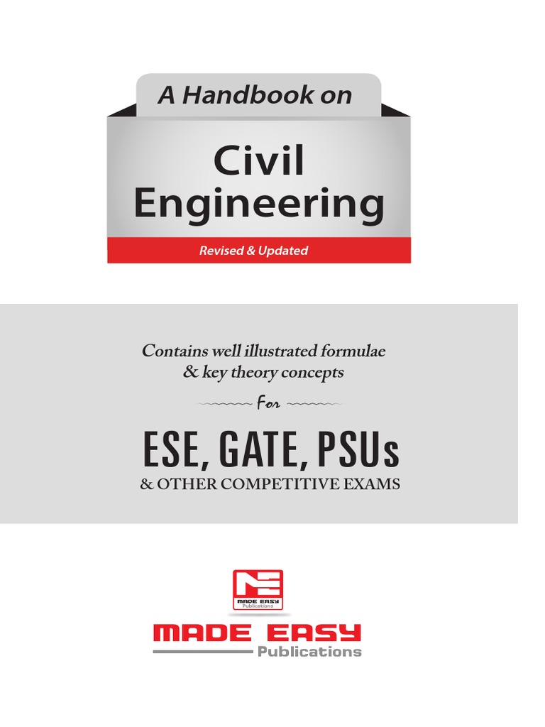 Civil Handbook | PDF | Civil Engineering | Science And Technology