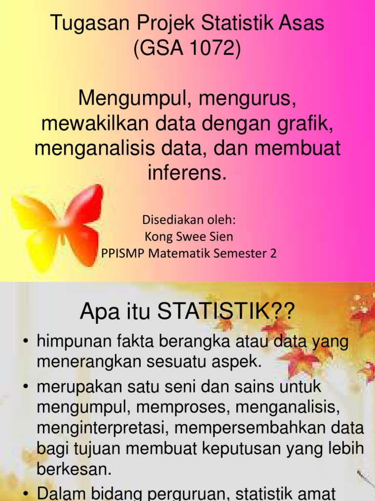 Tugasan Projek Statistik Asas | PDF