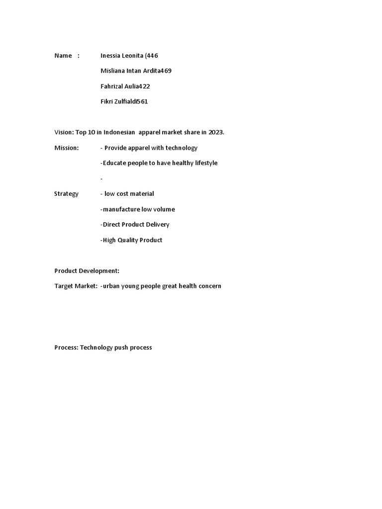 Imaginary Company Project | PDF | Business | Marketing