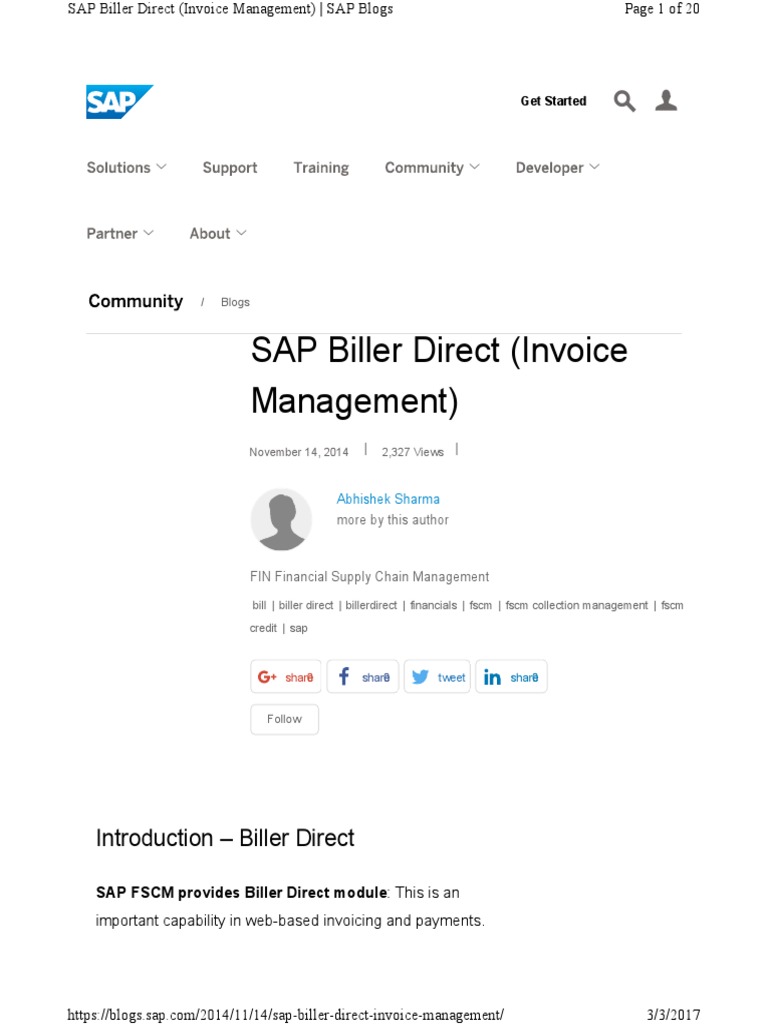 Biller Direct Config | PDF | Invoice | Payments
