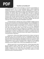 Lakbay Sanaysay Example | PDF