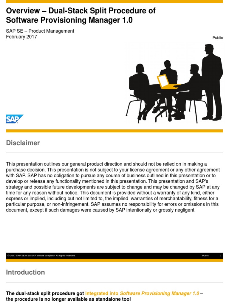 Dual-Stack Split Procedure of Software Provisioning Manager 1.0 | PDF | Sap Se | I Pv6