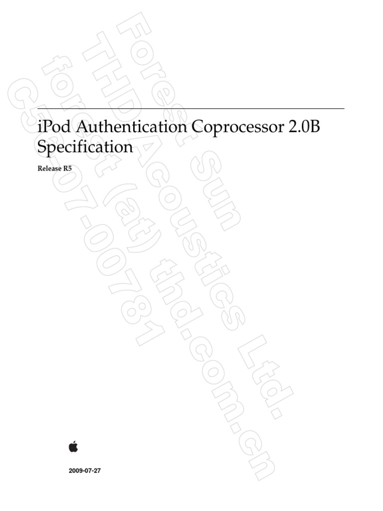 Mfi 2.0B | PDF | Authentication | Public Key Cryptography