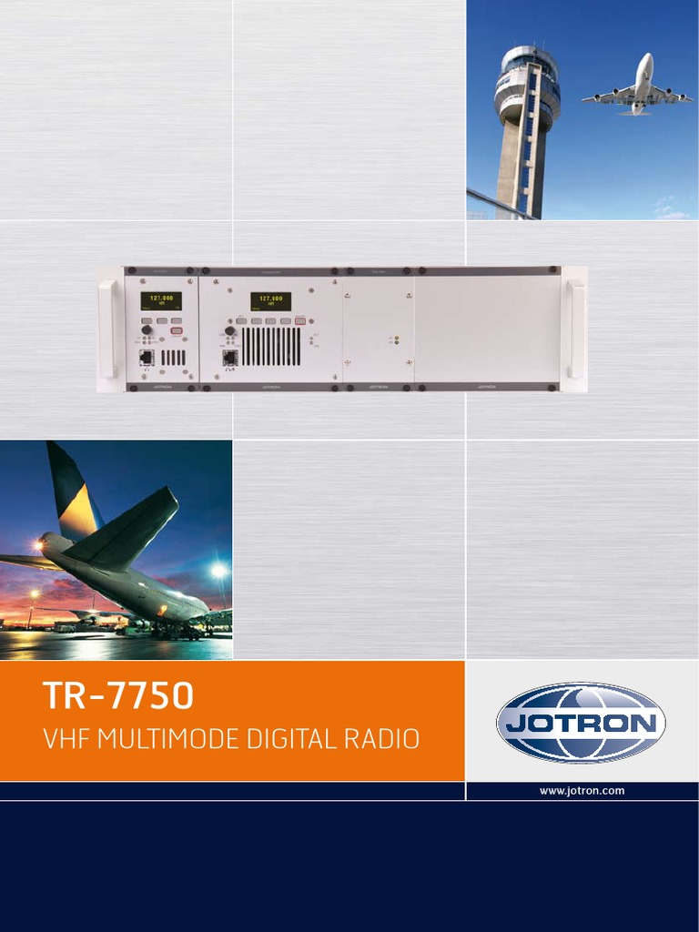 Jotron TR-7750 VHF Radio Overview | PDF | Radio | Broadcast Engineering
