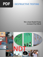 CH 7. Non Destructive Testing | PDF | Nondestructive Testing | X Ray
