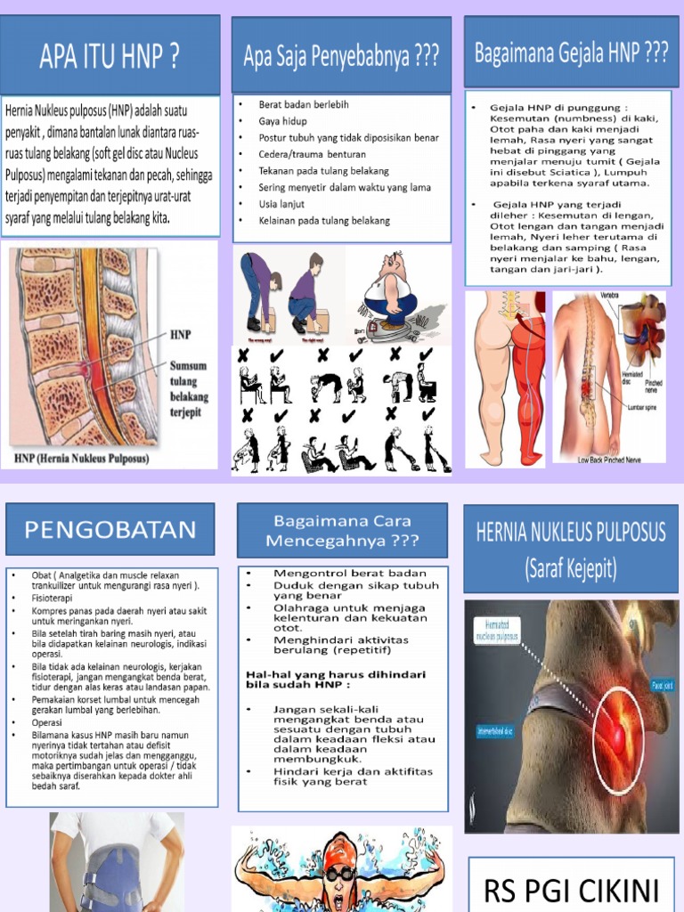 Leaflet Hernia Nukleus Pulposus | PDF