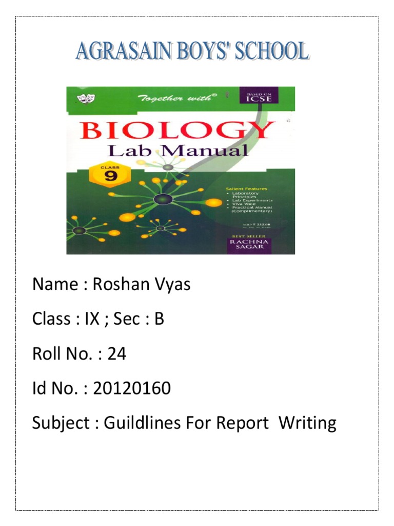 Name: Roshan Vyas Class: IX Sec: B Roll No.: 24 Id No.: 20120160 ...