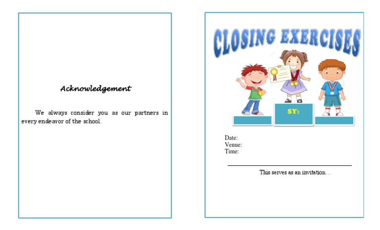 Closing Exercises | PDF