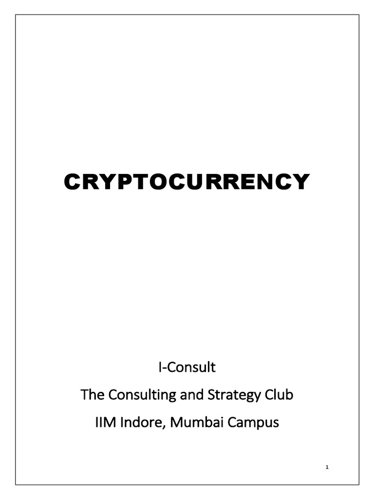 Cryptocurrency Pdf Pdf Cryptocurrency Bitcoin