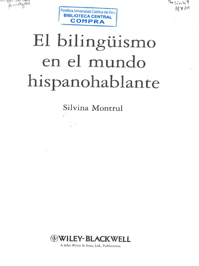 Montrul, S. (2012) - Cap. 8 La Adquisición de Una Lengua Segunda (L2) | PDF