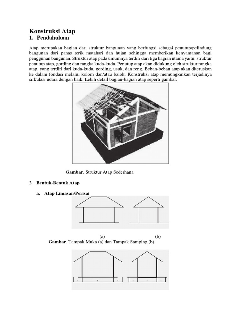 Konstruksi Atap | PDF