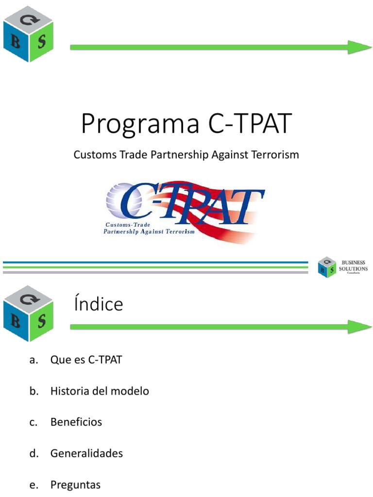 CTPAT Basic Training | PDF | Transporte | La seguridad