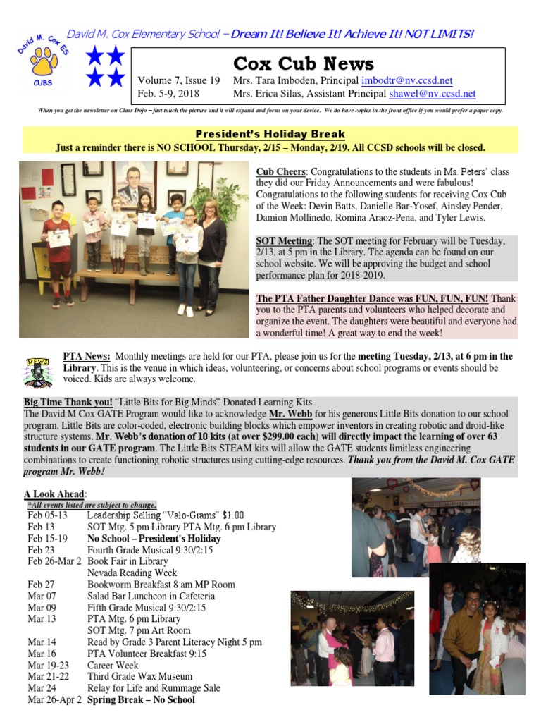 Cox News Volume 7 Issue 19 | PDF | Leisure