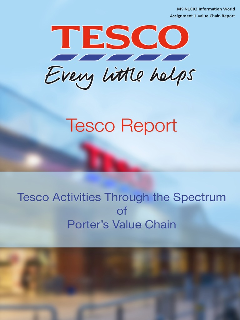 Analysis of Tesco's Value Chain and Competitive Advantage Through ...