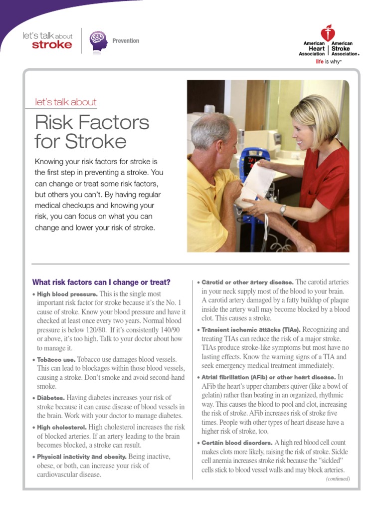 Risk Factors of Stroke PDF | PDF | Stroke | Cardiovascular Diseases