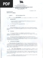 NHQ-PNP General Orders No. DPL-18-03 PRO 9 | PDF