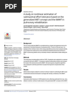 6MWT Distance Conversion Table | PDF | Nature | Teaching Mathematics