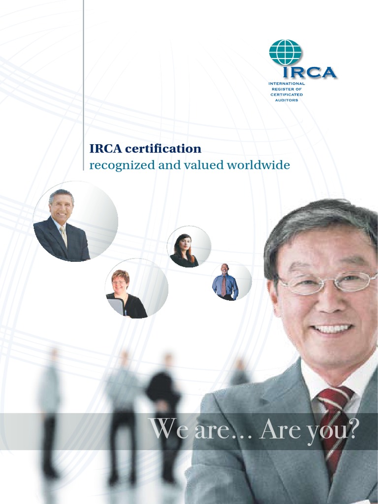 We Are... Are You?: IRCA Certification | PDF | Certification | Internal ...