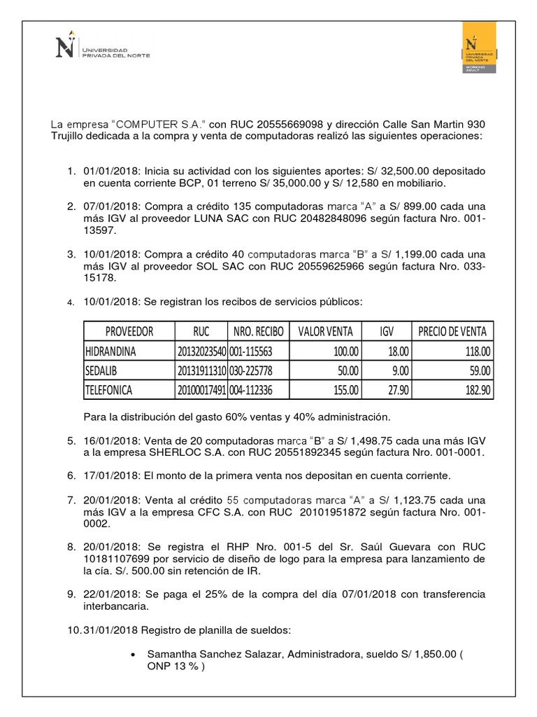 Caso Computer | PDF | Negocios (general)