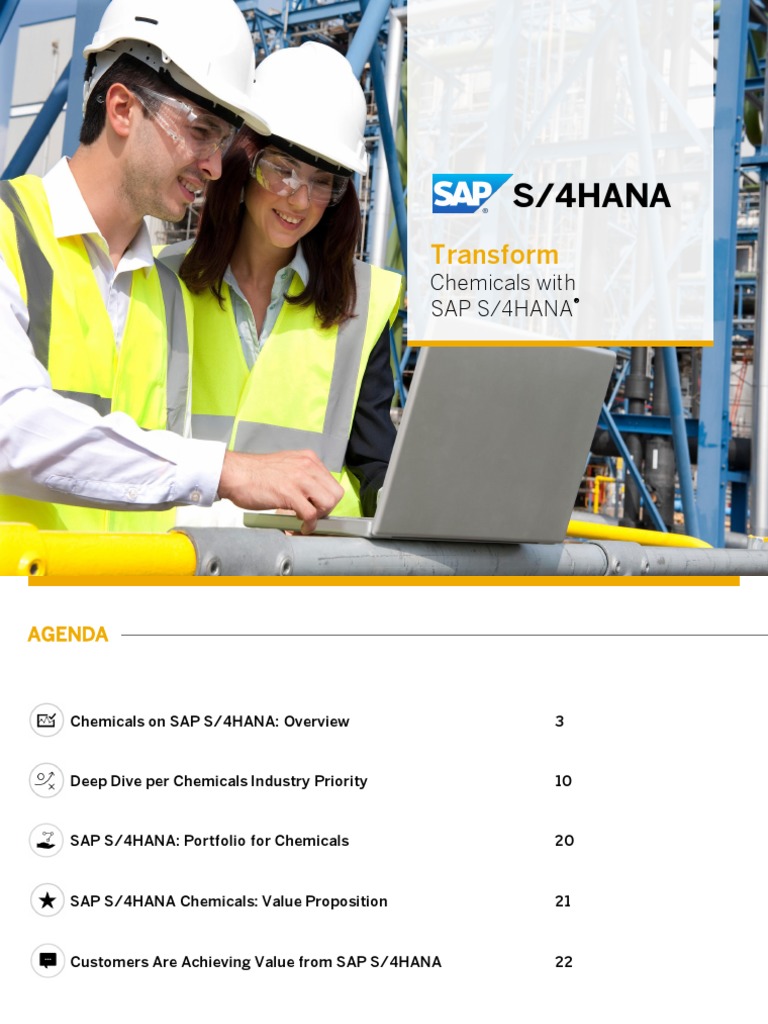 Chemicals With SAP S4HANA | PDF | Sap Se | Business Process