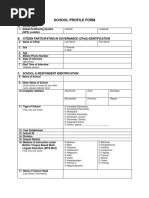 2025 School Census Form Primary | PDF | Toilet | Teachers
