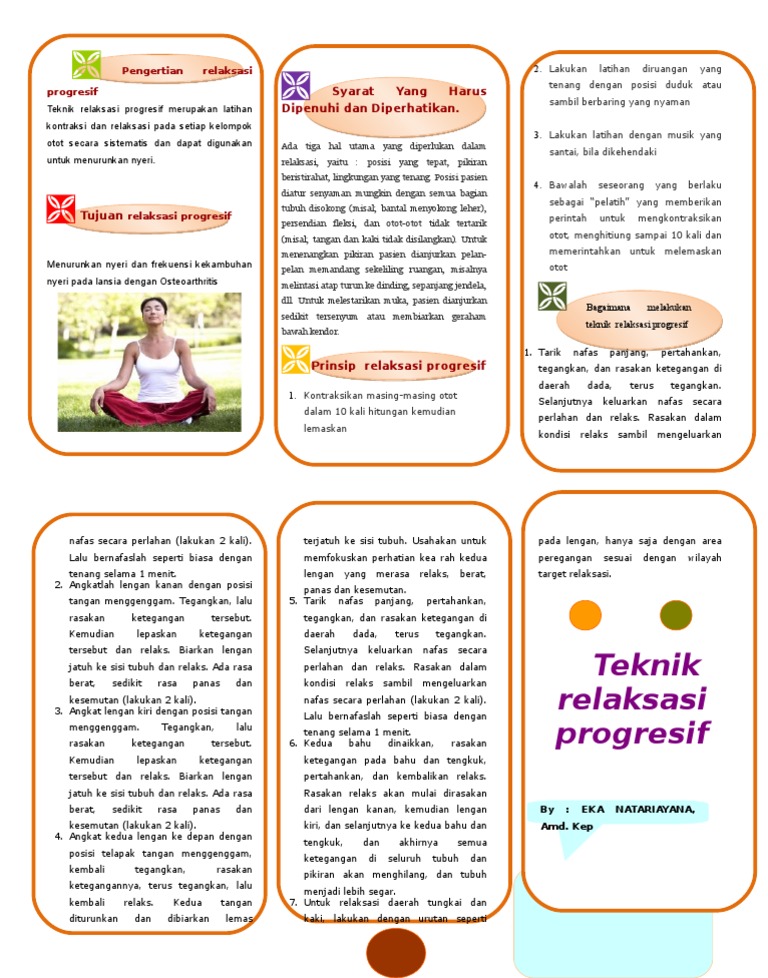Leaflet Teknik Relaksasi Progresif | PDF