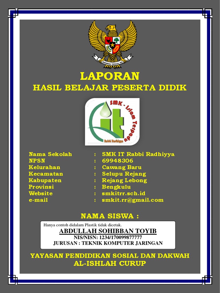 Sampul Raport SMK | PDF