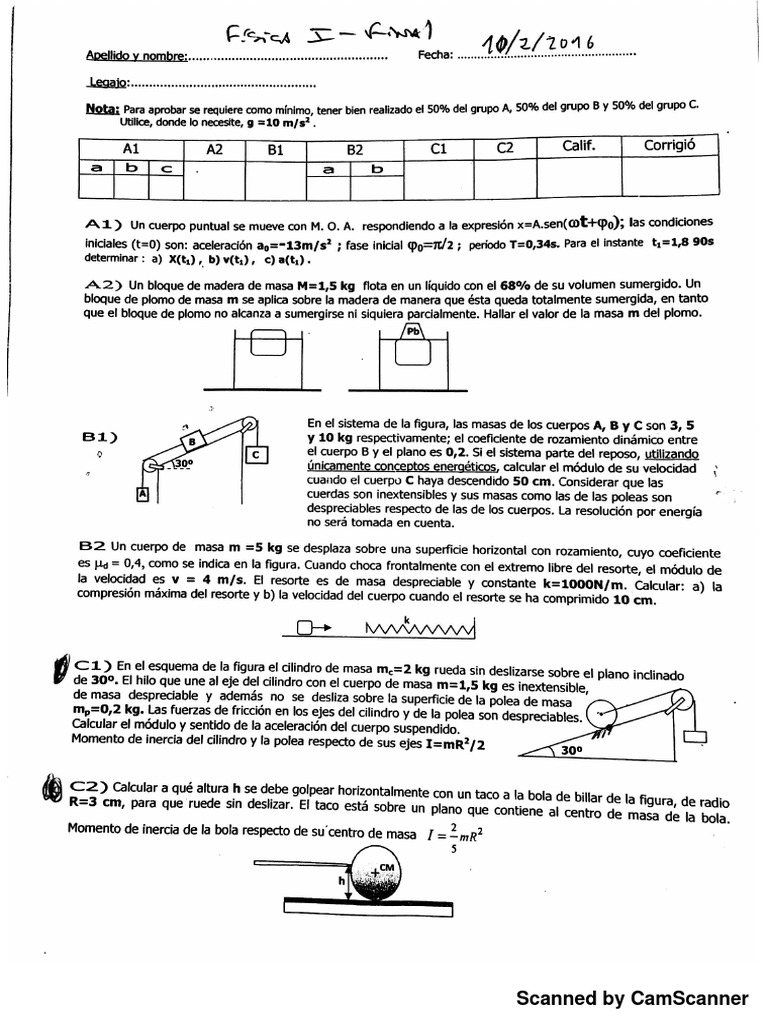 Finales Resueltos 16 | PDF
