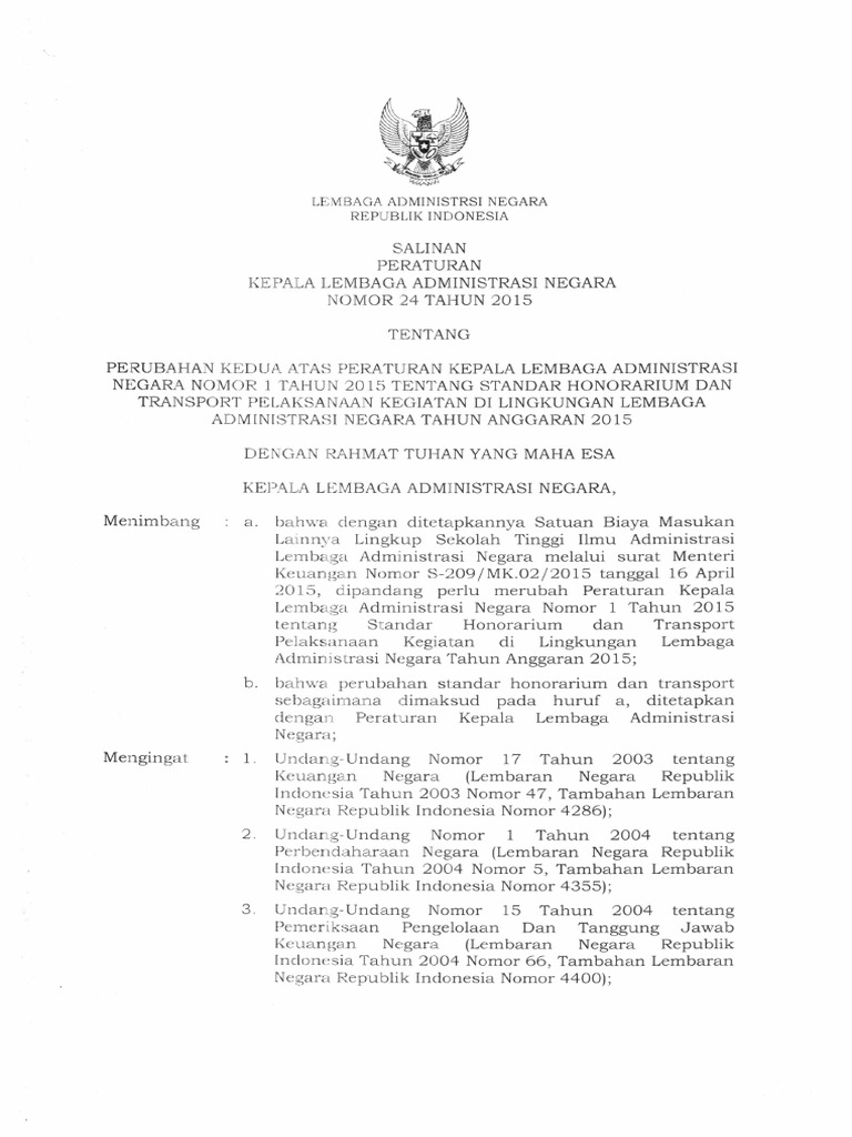 Salinan Perka LAN No. 24 Tahun 2015 Tentang Perubahan Kedua Atas Perka LAN No. 1 Tahun 2015 ...