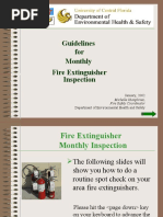Weekly Fire Extinguisher Inspection Guide | PDF | Safety | Business