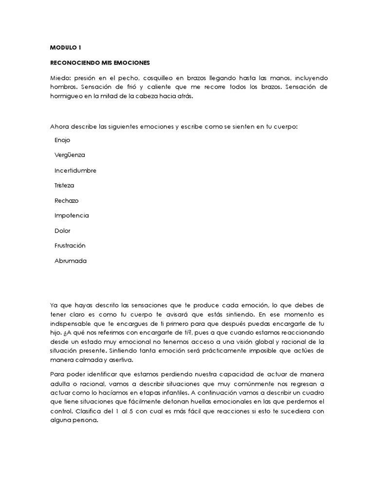 Ejercicios Descargables Comunicacion Asertiva | PDF | Ira | Las emociones