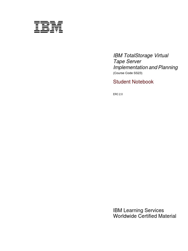 Vts With TSM | PDF | Ibm System I | Ibm Db2