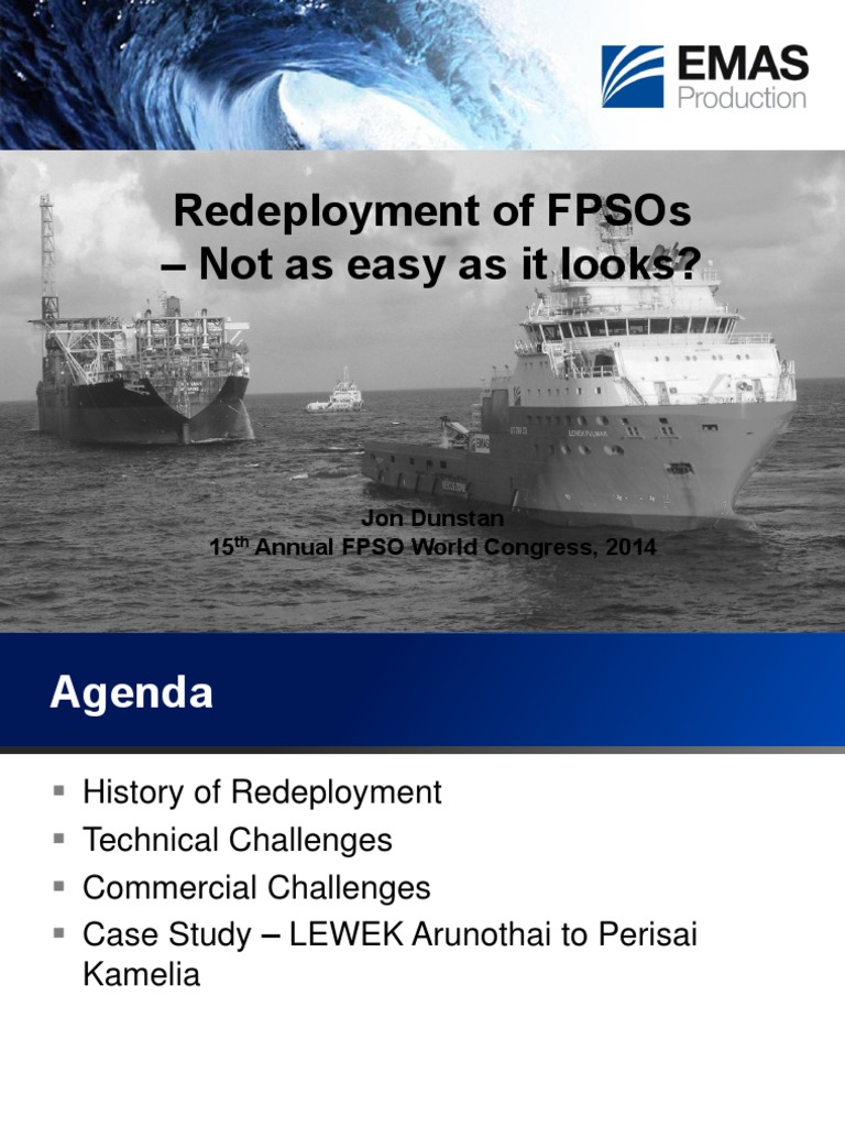 Redeployment of FPSOs - Not As Easy As It Looks by Jon Dunstan | PDF | Science | Engineering