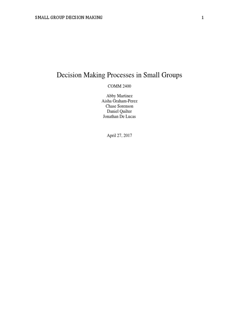 Group Training Project | PDF | Brainstorming | Group Decision Making