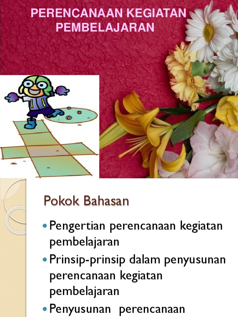 Rencana Pembelajaran PAUD | PDF