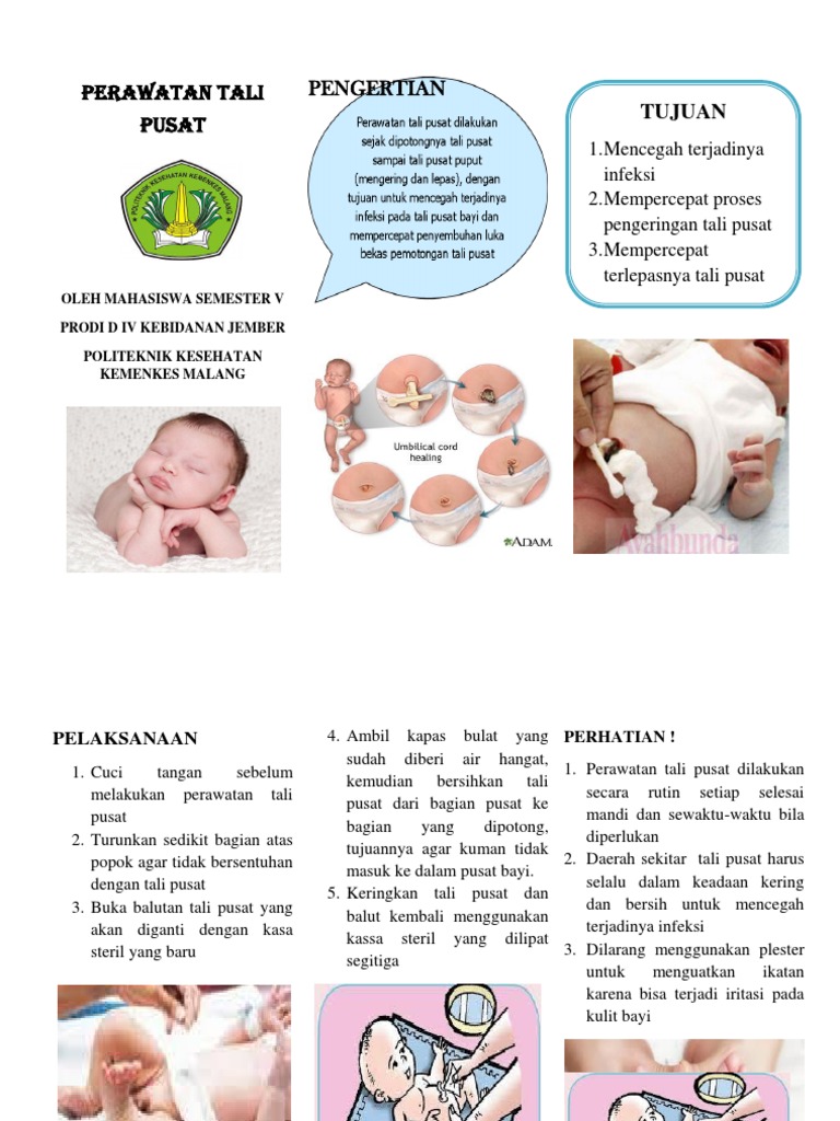 Leaflet Perawatan Tali Pusat | PDF